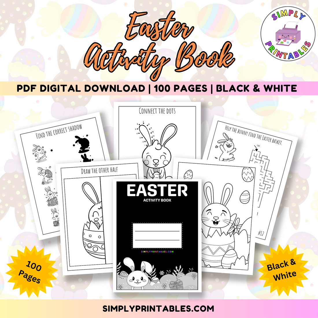 Easter Activity Book - Mega Pack – SimplyPrintables